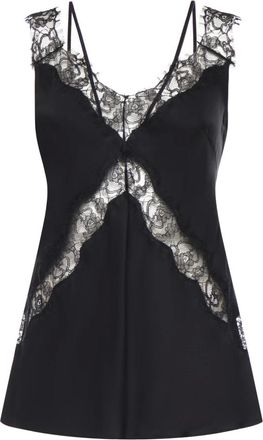 Pinko Pinko, Femme, Tops, Noir, Taille: 40 FR Top en twill