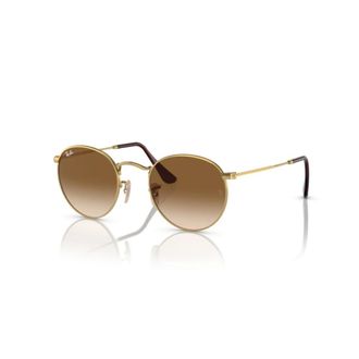 Ray-Ban unisex, Accessoires, Jaune, Taille: 50 MM Lunettes de soleil rondes en métal