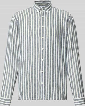 Lindbergh Relaxed Fit Freizeithemd mit Button-Down-Kragen