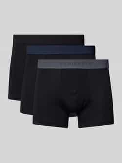 Schiesser Boxershorts mit elastischem Logo-Bund im 3er-Pack
