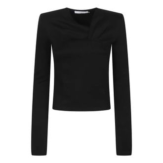 Iro Iro, Femme, Blouses et Chemises, Noir, Taille: 38 FR Mala Long Sleeve Top