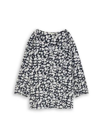 Tom Tailor Langarmbluse Blusen & Shirts Plus Size - Bluse aus Viskose