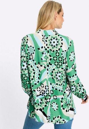 Heine Klassische Bluse Druck-Tunika Langarm