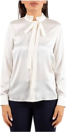 Max Mara Femme, Blouses et Chemises, Blanc, Taille: 38 FR Chemise Élégante Studio