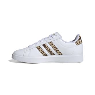 adidas Damen Grand Court 2.0 Shoes Schuhe, Cloud White/Magic Beige/Matte Gold, 37 1/3 EU