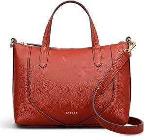 Radley London London Wood Park Petite poign&eacute;e zipp&eacute;e en cuir pour femme, flamme, S