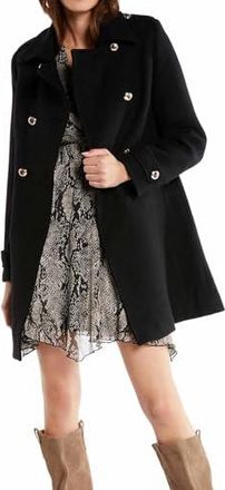 Morgan Manteau long avec boutons Noir 36