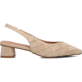 Stefano Lauran Beige Slingbacks f&uuml;r sonnige Tage - - Shoes - Damen - Beige - 38 EU
