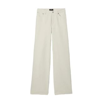 A.P.C. High-waist Gerades Jeans - - Jeans - Damen - Wei&szlig; - W29