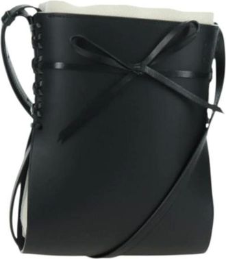 Loewe Sac bandouli&egrave;re en cuir Pre-owned - Femme - Pre-owned - Noir - Taille: ONE Size