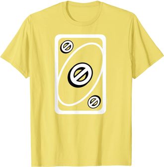 Uno Gelbe Skip-Karte T-Shirt