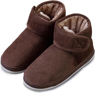 Generic Chaussure Hiver Antid&eacute;rapantes for Femmes Hommes Bottes de Neige Chaudes et &eacute;paisses Doubl&eacute;es de Fourrure Chaussons &agrave; Enfiler for Personnes &acirc;g&eacute;es Wome