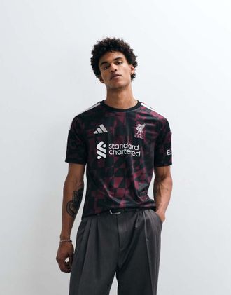 adidas adidas Football - Liverpool 2026/2027 - Troisi&egrave;me maillot - Noir/rouge
