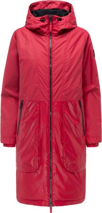 Navahoo Damen Parka &Uuml;bergangsjacke Edelumhang mit Kapuze