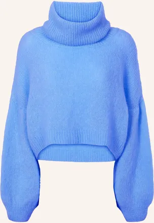 Americandreams Americandreams Rollkragenpullover Aus Alpaka Andrea blau