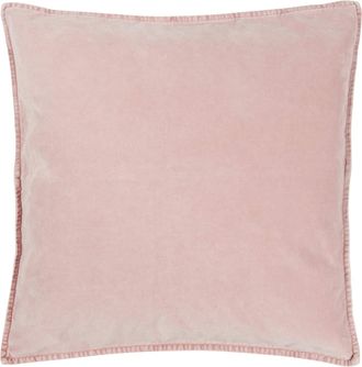 Ib Laursen Kissenhülle SAMT ROSA Velour Kissen 50x50 Kissenbezug Zierkissen