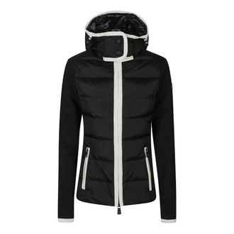 Moncler Cardigan Tricot &Eacute;l&eacute;gant - Femme - Vestes - Noir - Taille: 36 FR