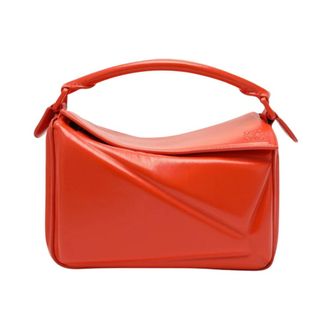 Loewe Small Puzzle Blown Tasche - - Bags - Damen - Orange - ONE SIZE
