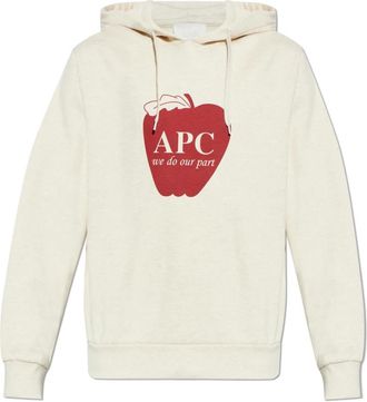 A.P.C. A.p.c., Homme, Sweatshirts et sweats &agrave; capuche, Beige, Taille: XL Sweat &agrave; capuche