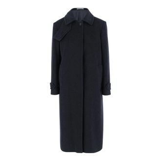 Tagliatore Kaschmir Mantel - - Coats - Damen - Blau - 2XS