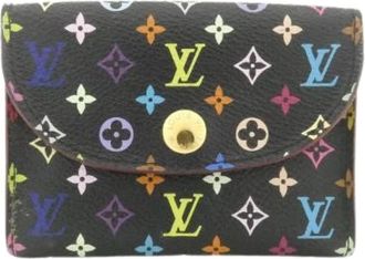 Louis Vuitton Pre-owned Enveloppe Cartes de Visite Coated Canvas Card Case - Femme - Pre-owned - Multicolore - Taille: ONE Size