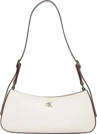 Calvin Klein Femme, Sacs, Blanc, Taille: ONE Size Petit sac bandouli&egrave;re