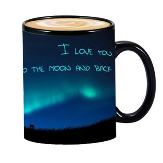 Generico Hitzebest&auml;ndige Tasse: Reaktive Keramiktasse, Kaffeetasse mit Farbwechsel, magische Enth&uuml;llungstasse, Transformator-Kaffeetasse mit Muster, hitzebest&auml;