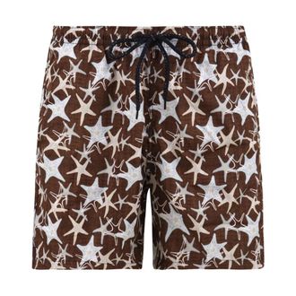 Drumohr Badeshorts mit Kordelzug - - Swimwear - Herren - Mehrfarbig - M