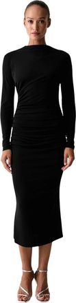 Gaud&igrave; Robe drap&eacute;e - Femme - Robes - Noir - Taille: 44 FR