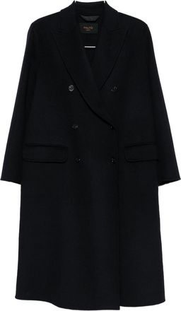 Palt&ograve; Manteau Au Genou - Bleu