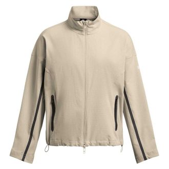 Under Armour Unstoppable Trainingsjacke f&uuml;r Damen, Ventiliert, Athletisch (Beige)