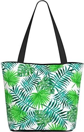 AOOEDM Sac shopping pour femme en feuille de palmier 33 x 27,9 x 17,8 cm. Le cadeau parfait pour la Saint-Valentin. Cest de la Saint-Valentin pour maman, fil