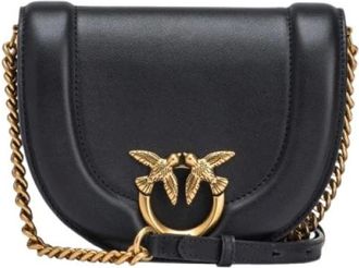 Pinko Pinko, Femme, Sacs, Noir, Taille: ONE Size Love Round Click Mini