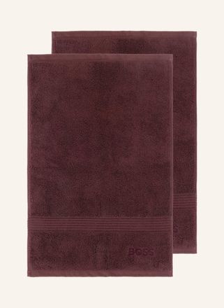 HUGO BOSS G&auml;stetuch 2er Set Loft braun