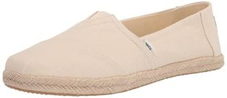 Toms Alpargata Mocassins Plats Classiques en Corde pour Femme, Blanc Naturel, 36.5 EU