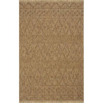 Pier Import Tapis beige motifs losanges - franges, 120x180 cm istanbul