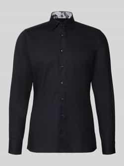 Olymp Level 5 Slim Fit Business Hemd aus Baumwolle mit Kentkragen