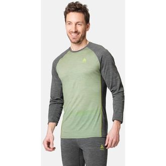 Odlo Herren Unterhemd BL TOP crew neck l/s NATURAL P