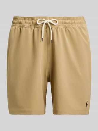 Ralph Lauren Badehose mit Logo-Stitching