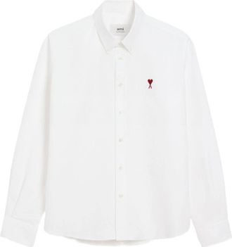 Ami Homme, Chemises, Blanc, Taille: XL Chemise Blanche Style Classique
