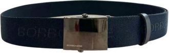 Borbonese Homme, Accessoires, Noir, Taille: ONE Size Ceinture en polyester avec boucle ajustable