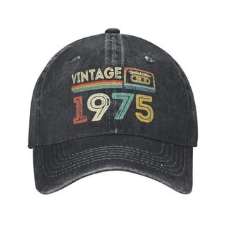 Generic Casquettes Baseball Hommes Hommes, Vintage 1975 50e Anniversaire Cadeau Cadeau Accessoires Casquettes Baseball Casquettes d&eacute;contract&eacute;es Hommes Casquet