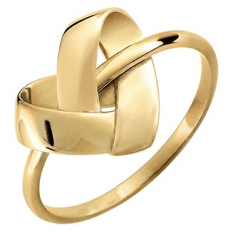 Edenly Origami Herz Ring - 750er Gelbgold (18 Karat)