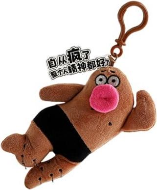 Generic Porte-cl&eacute;s en peluche Anime - Porte-cl&eacute;s de sac cr&eacute;atif avec un design amusant |. Pendentif en peluche douce pour t&eacute;l&eacute;phone portable, cl&eacute;s et sacs |. 