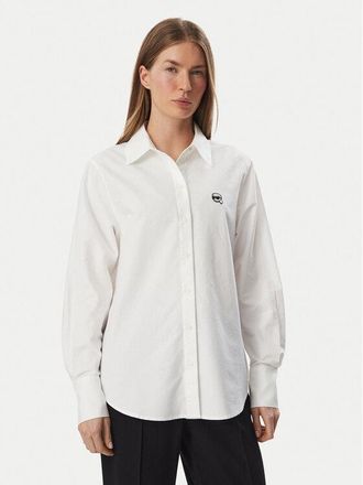 Karl Lagerfeld Hemd B3W11030 Wei&szlig; Regular Fit