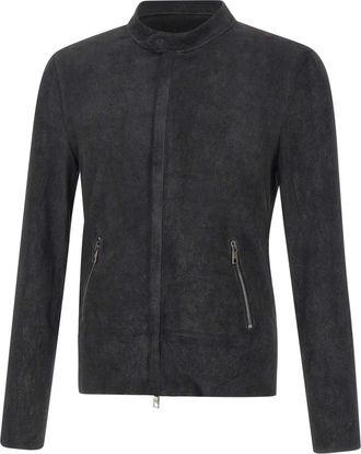 Giorgio Brato Homme, Vestes, Noir, Taille: M Leather Vestes