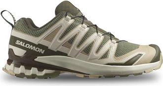 Salomon Baskets Xa Pro 3D V9 pour homme, Vert lichen profond/safari/terre fonc&eacute;e, 12.5