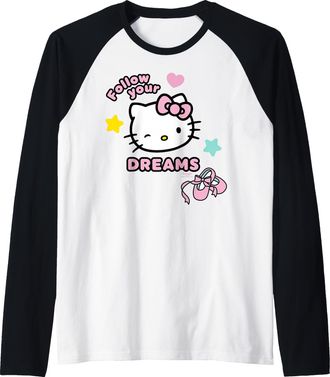 Hello Kitty Passion Success Dreams S&uuml;&szlig;er Freundschaftsklassiker Raglan