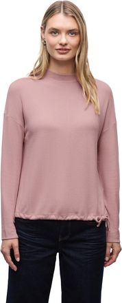 Street One Damen 3228269 Softes Turtleneck Shirt, Powder pink Mel, 34