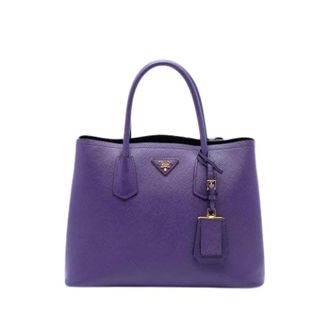 Prada Pre-owned Saffiano Satchel - - Pre-owned - Damen - Lila - ONE SIZE